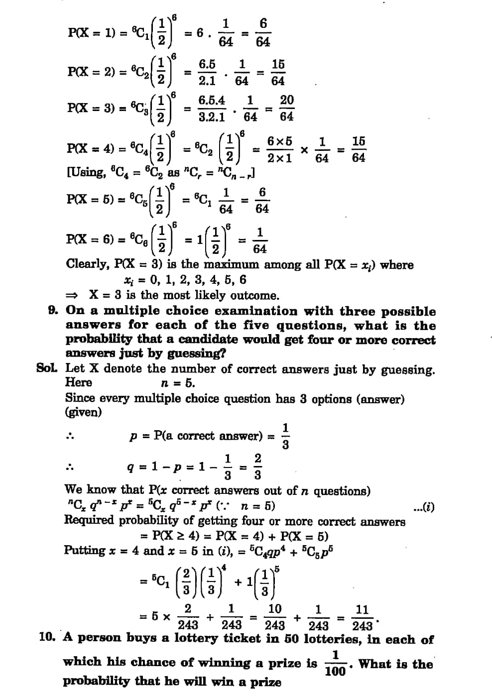 Probability class 12 math - Studypur