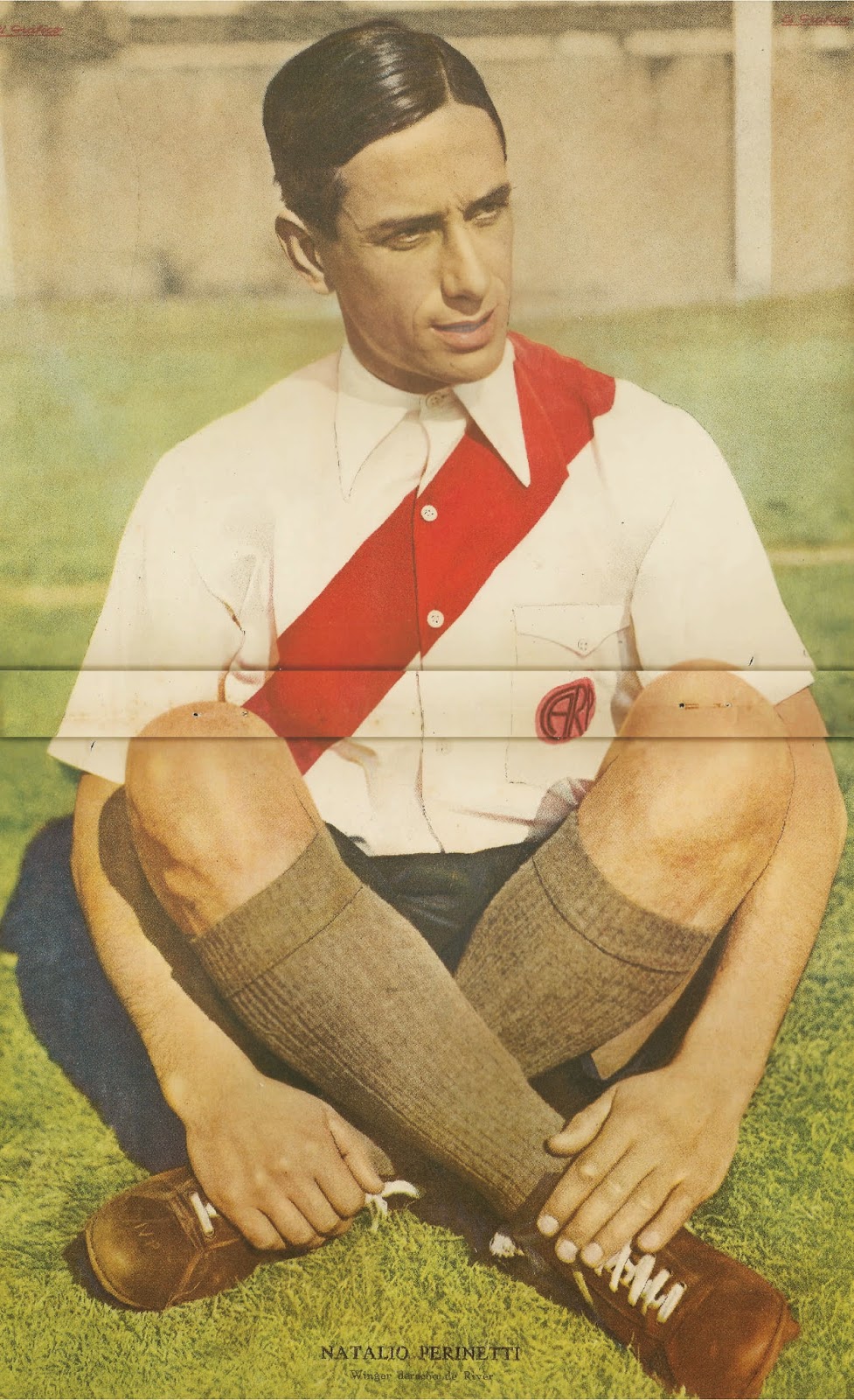 isabelino espinosa: NATALIO PERINETTI: HINCHA Y JUGADOR DE RACING