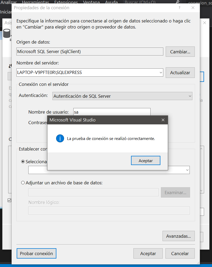 Conectarse a una base de datos en SQL Server con ADO.NET Entity Framework ~ {DAED_CODER}