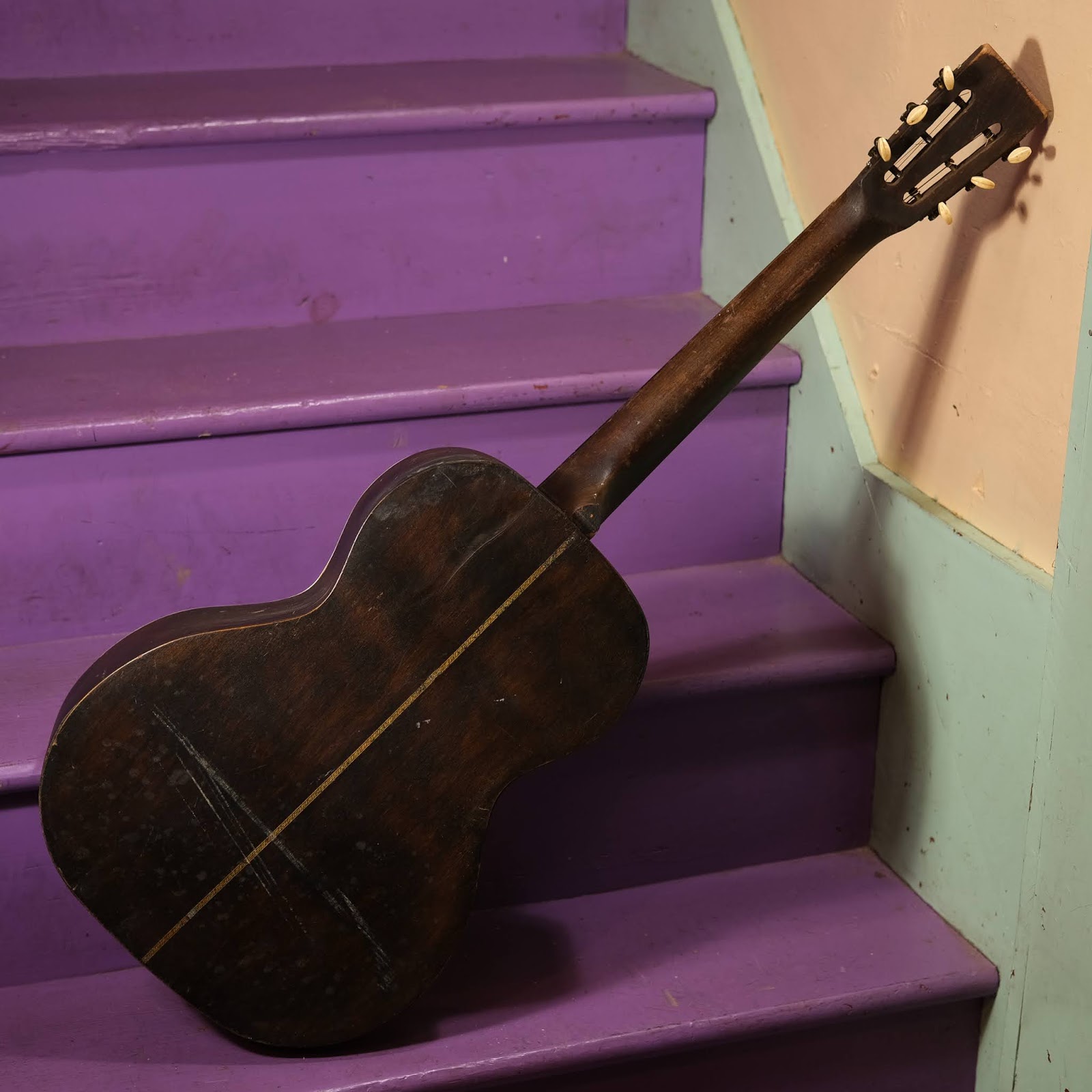 1920s Oscar Schmidt Stella Fancy Parlor Guitar