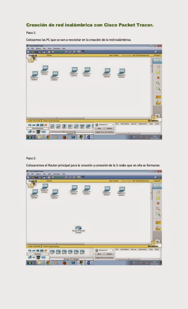 Configuración de aplicaciones y Servicios (CBTIS73): Simuladores de Redes