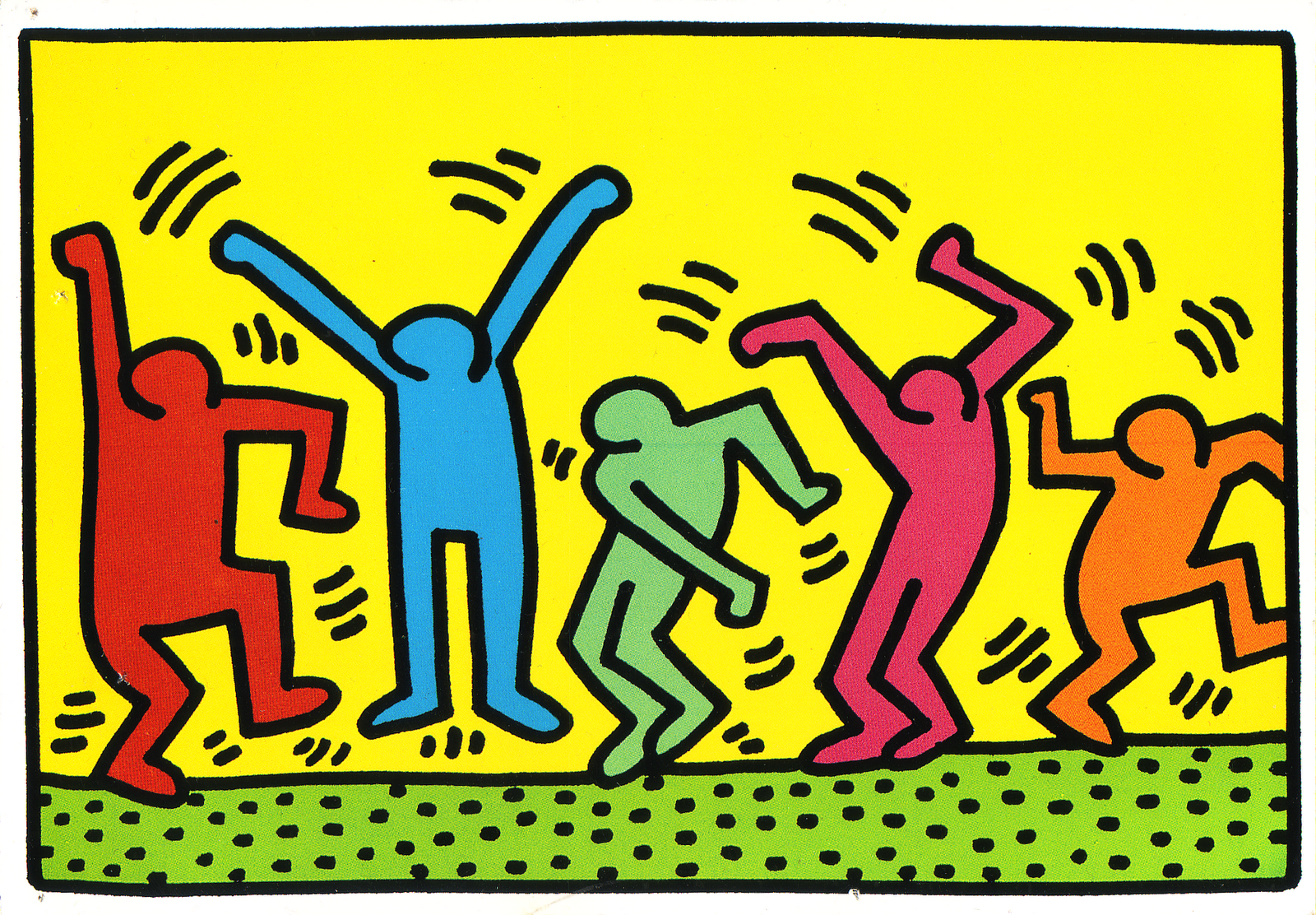 Keith Haring Mural Collections | High Resolution Pictures