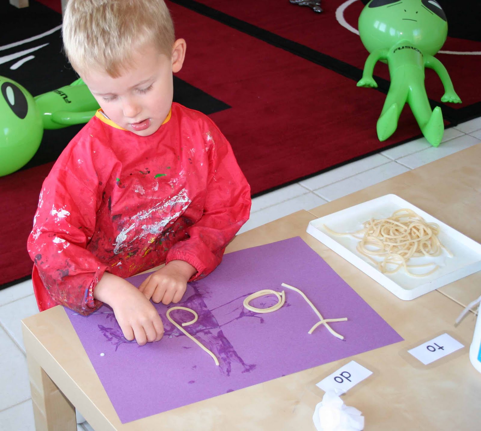 Creating and Educating: Spaghetti Words