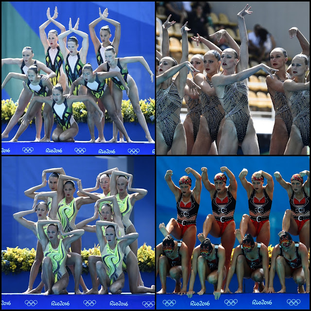 OLYMPIC STYLE.....Rio 2016 Olympics Synchronized Swimming: Team ...