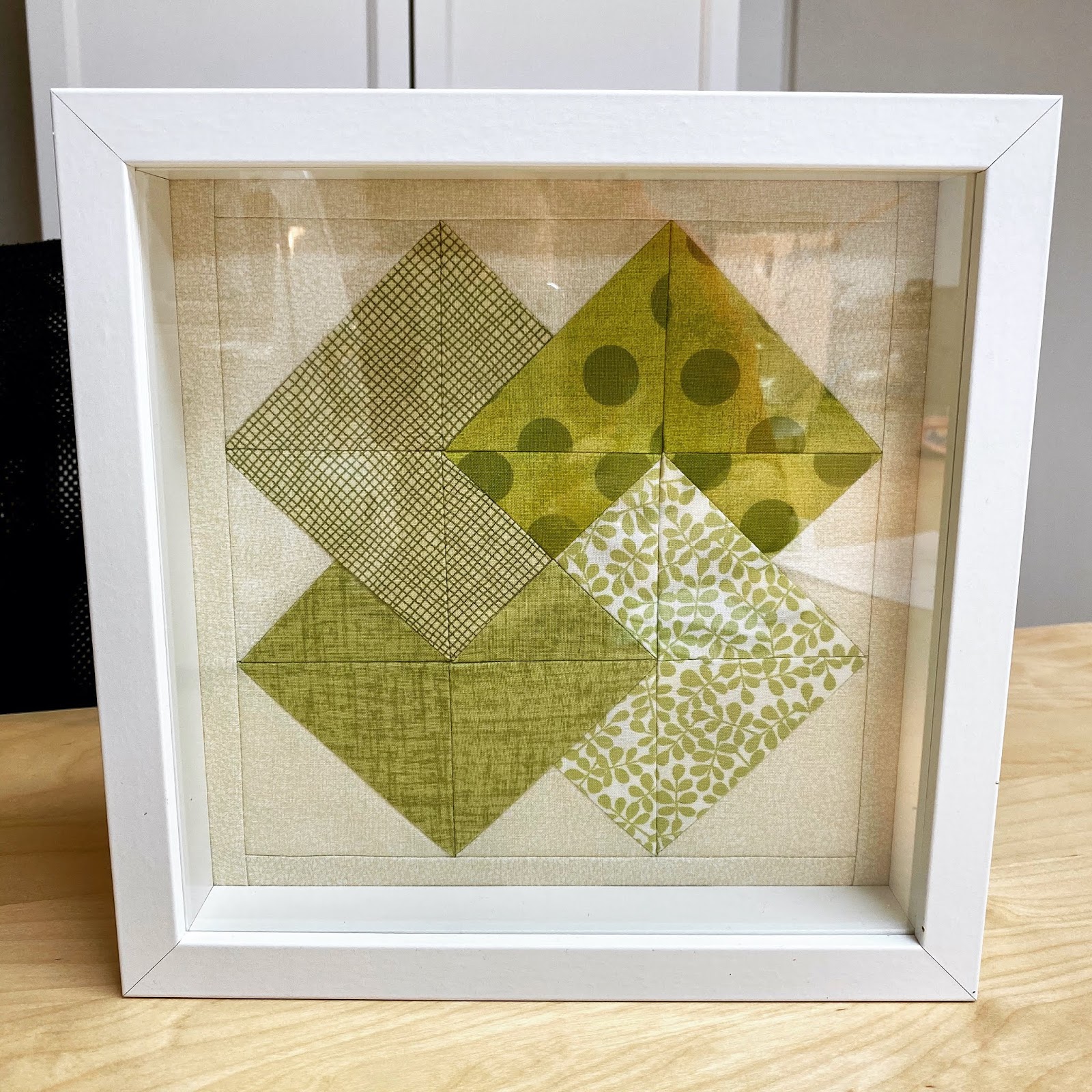 Quilt Villa: Quilt Block Nr. 1 neu genäht