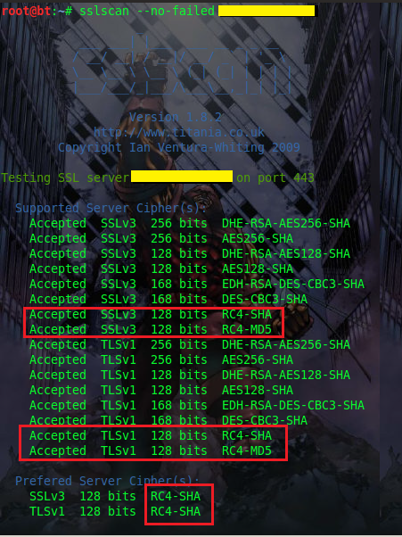 Security G33k: SSL/TLS use of Weak RC4 cipher - Validating the Findings