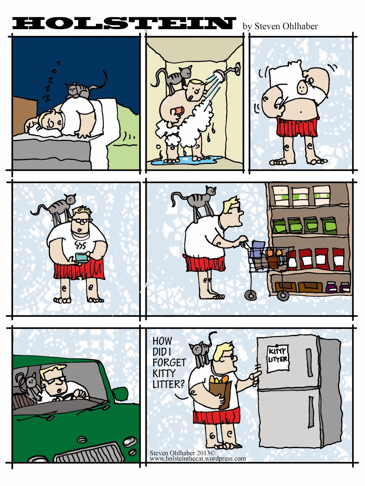 Holstein The Cat: Holstein the Cat - Week Three