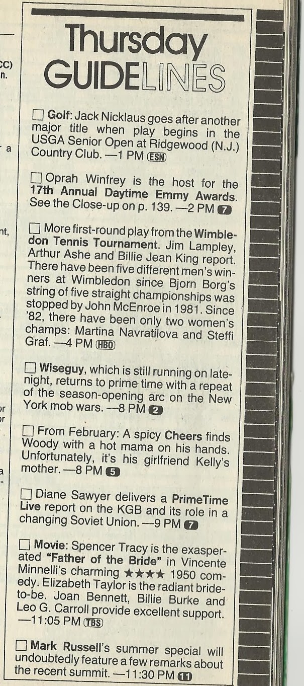 The TV Guide Historian: Thursday Guidelines