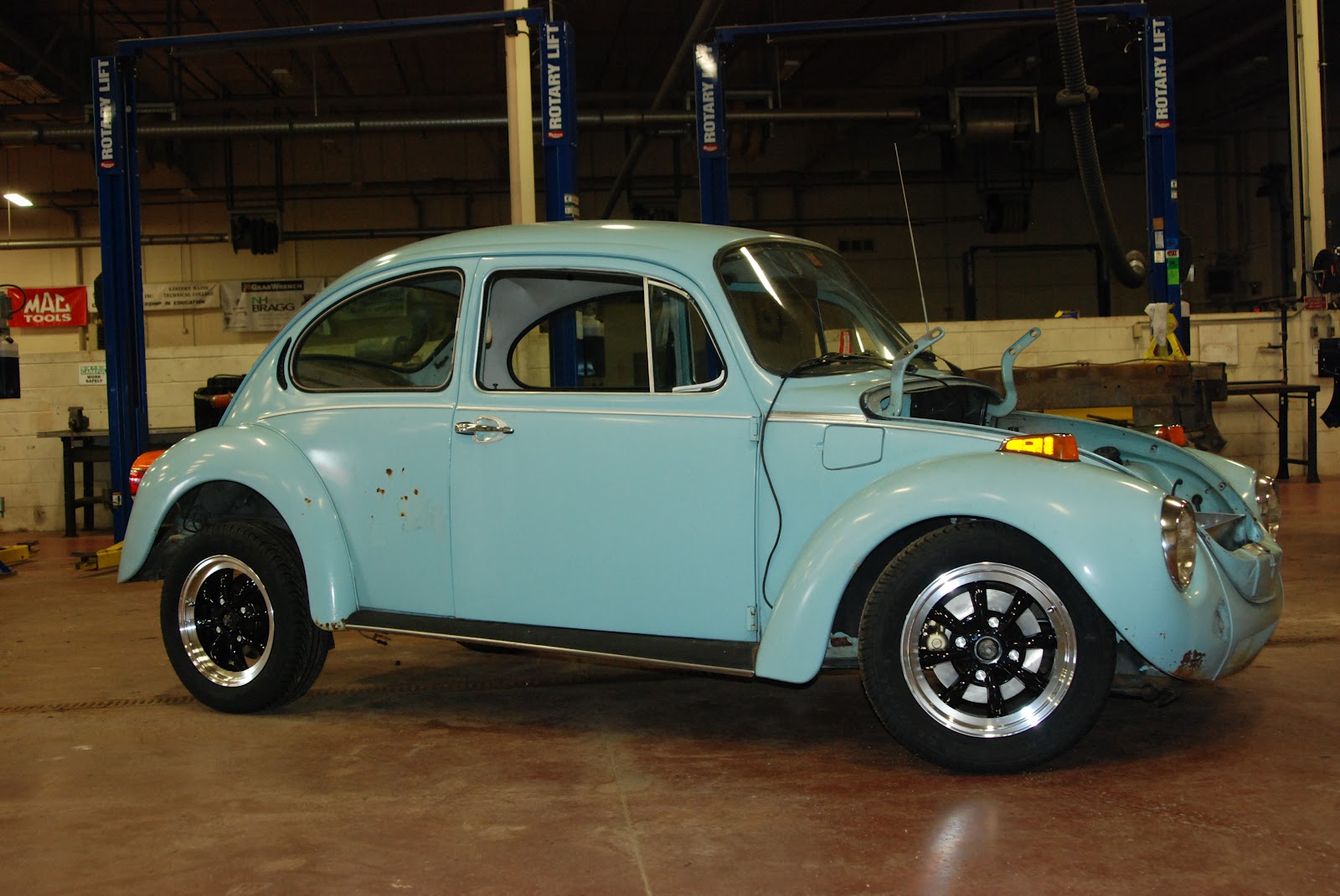 Beetle Conversion Project: Battery Boxes and Mounted Motor