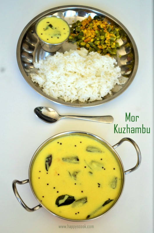 Mor Kuzhambu Recipe | Vendakkai Mor Kuzhambu | Buttermilk Gravy | Happy ...