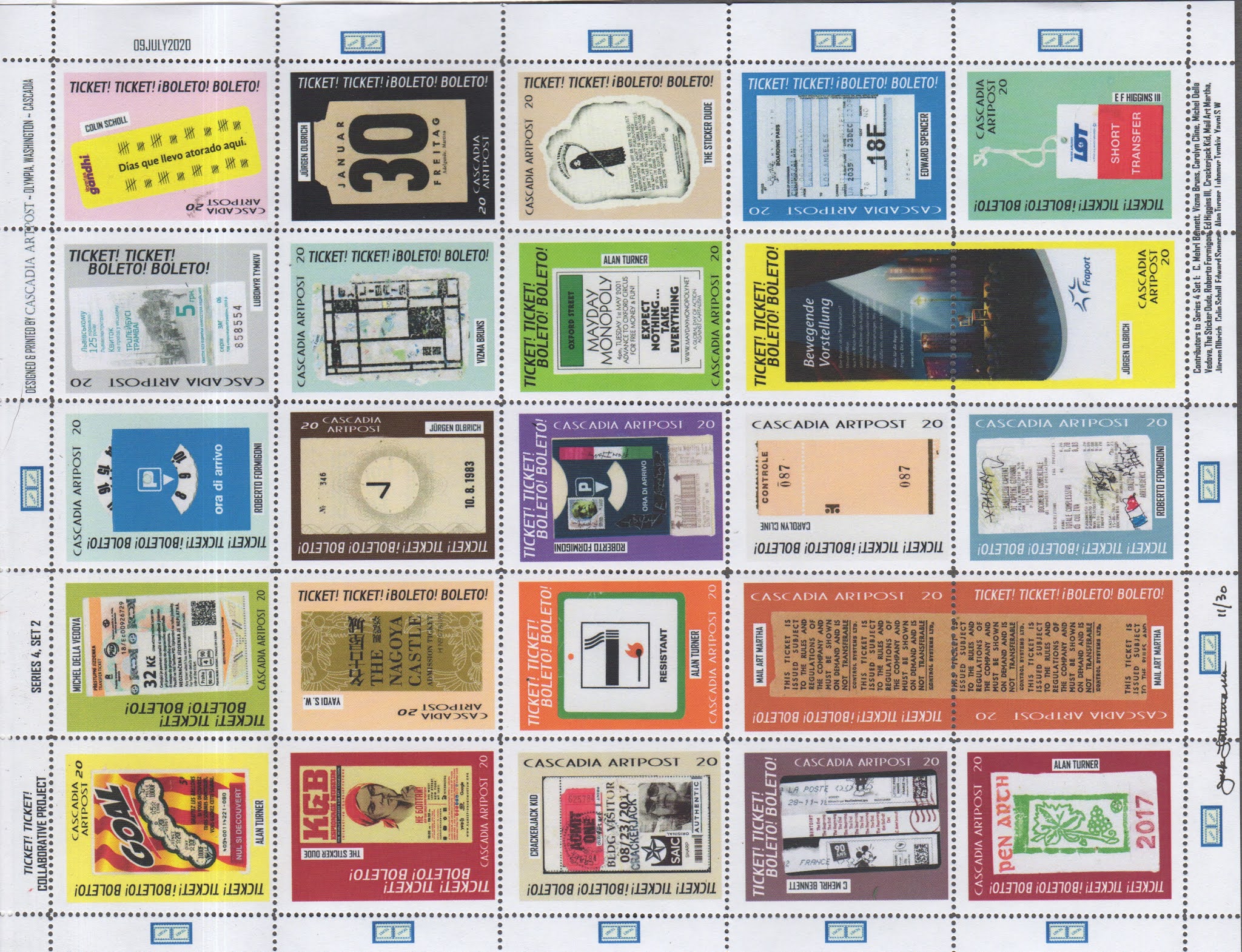 The Postal Ledger: Ticket Ticket! Boleto! Boleto!