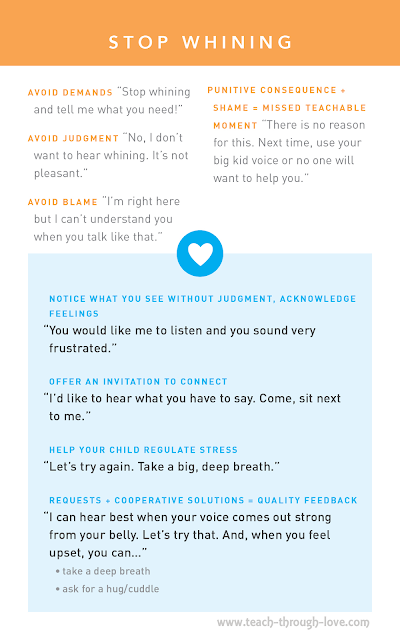 TEACH through Love: How to Respond When Your Kids Are Whining