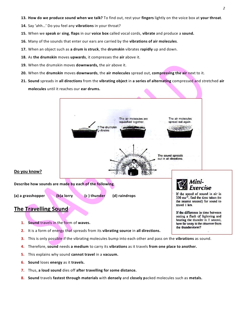 SCIENCE Secondary Two: Science Sec 2 Chapter 15