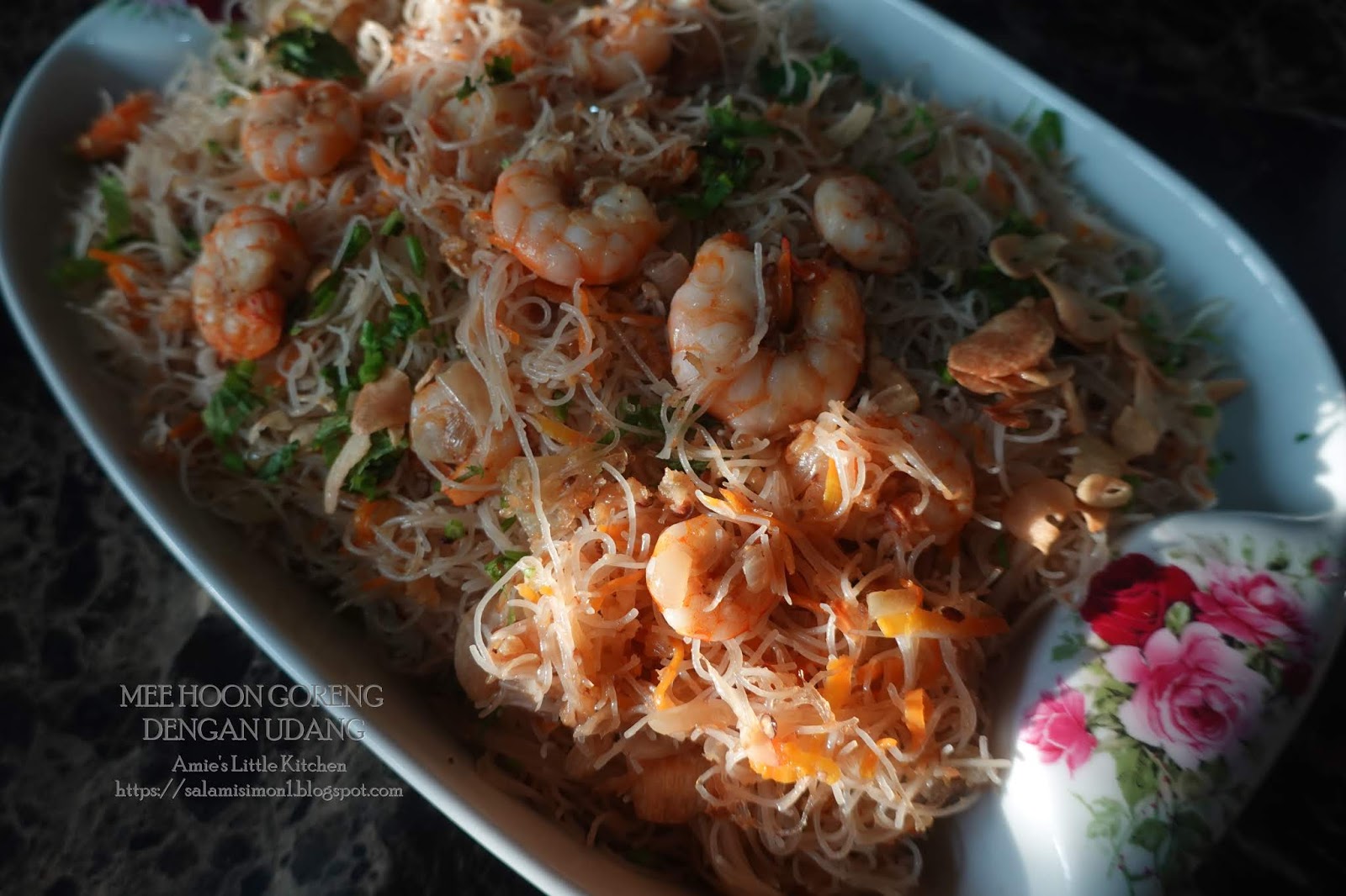 Mee Hoon Goreng Udang - Amie's Little Kitchen