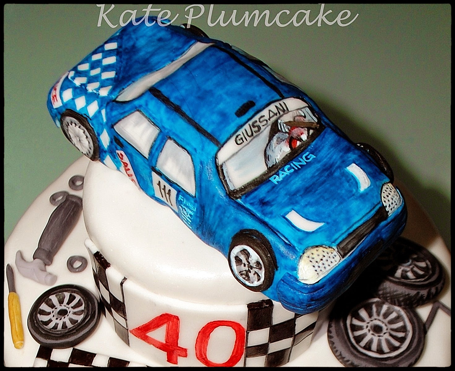 Kate Plumcake - Sugar Art & more : Torta rally - Rally car cake