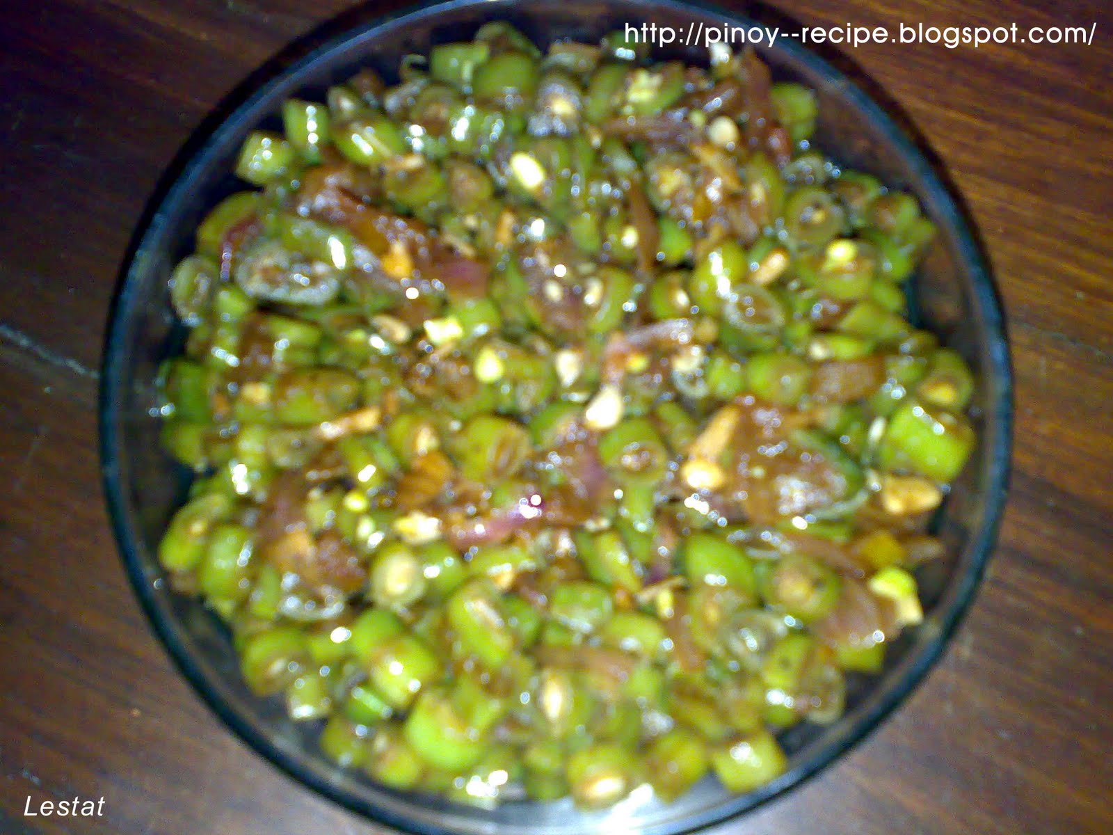 Cook ala Lestat!: Adobong baguio beans