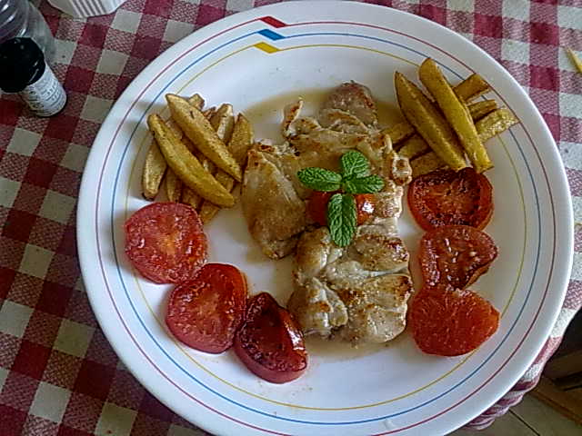 El buen comer: filete de contramuslo a la plancha