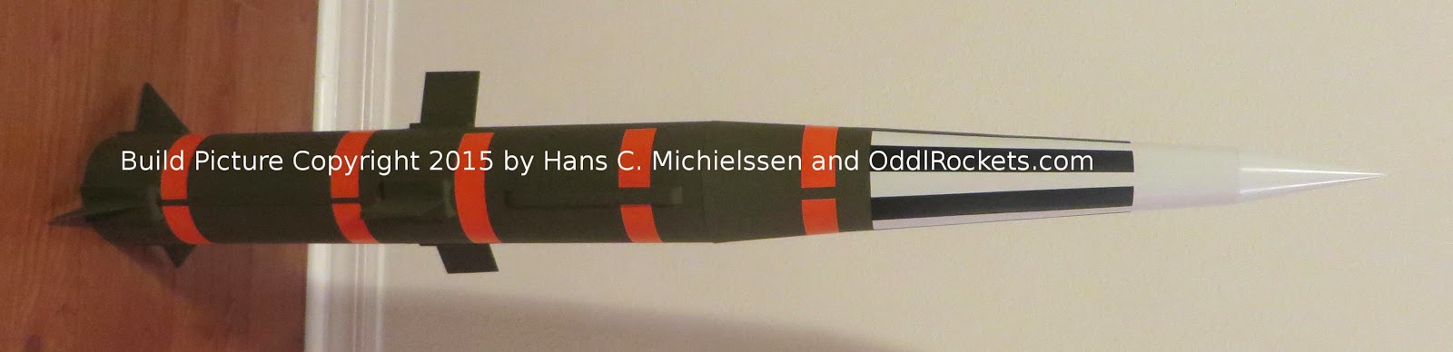 Model Rocket Building: TLP Pershing , Finished - For Now!