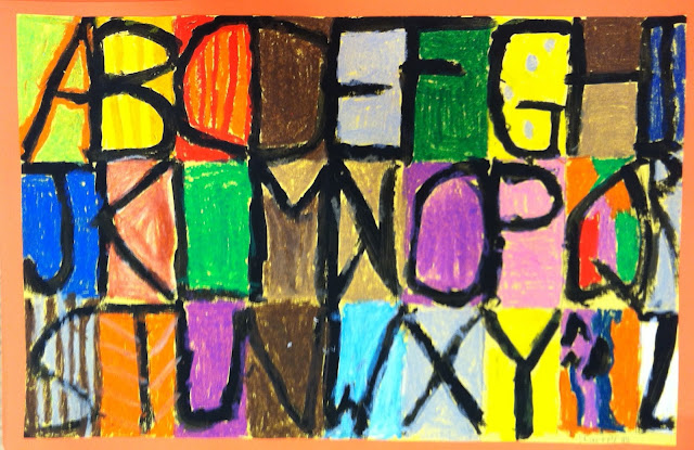 ART with Mrs. A: 1st Grade ABC Art