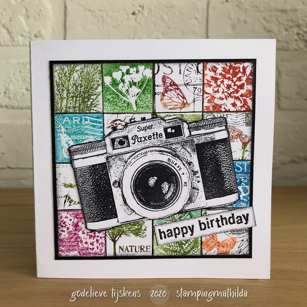 StampingMathilda: "Instagram" Birthday Card