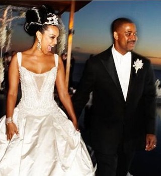 Lisa Raye wedding pictures - Kim Kardashian
