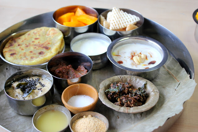 Andhra Thali - Ribbons to Pastas