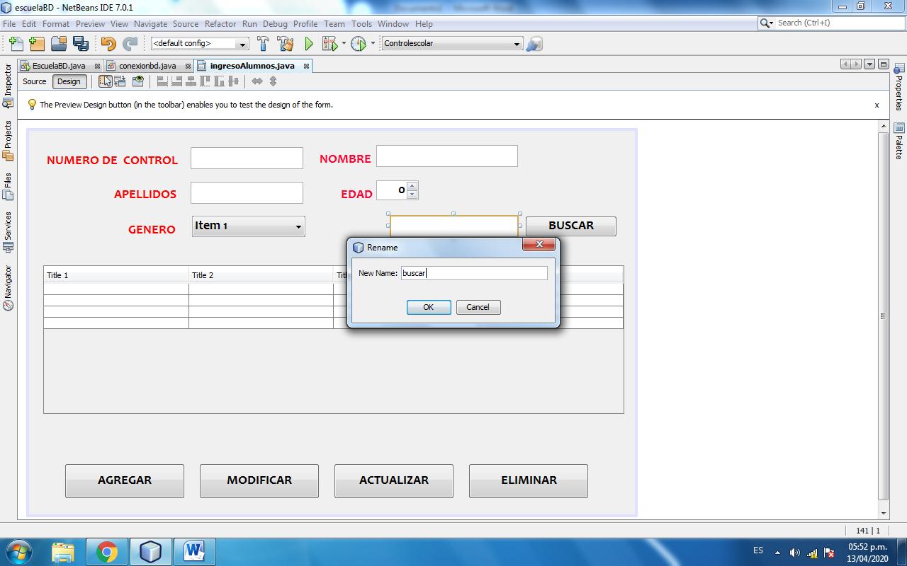 Ceaci 31 ConexiÓn Con La Base De Datos Mysql Desde Java Netbeans Cap 2