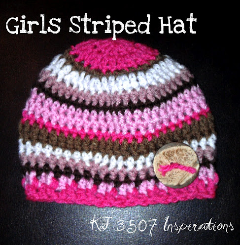 A Place of My Very Own: Multicolored Striped Hat