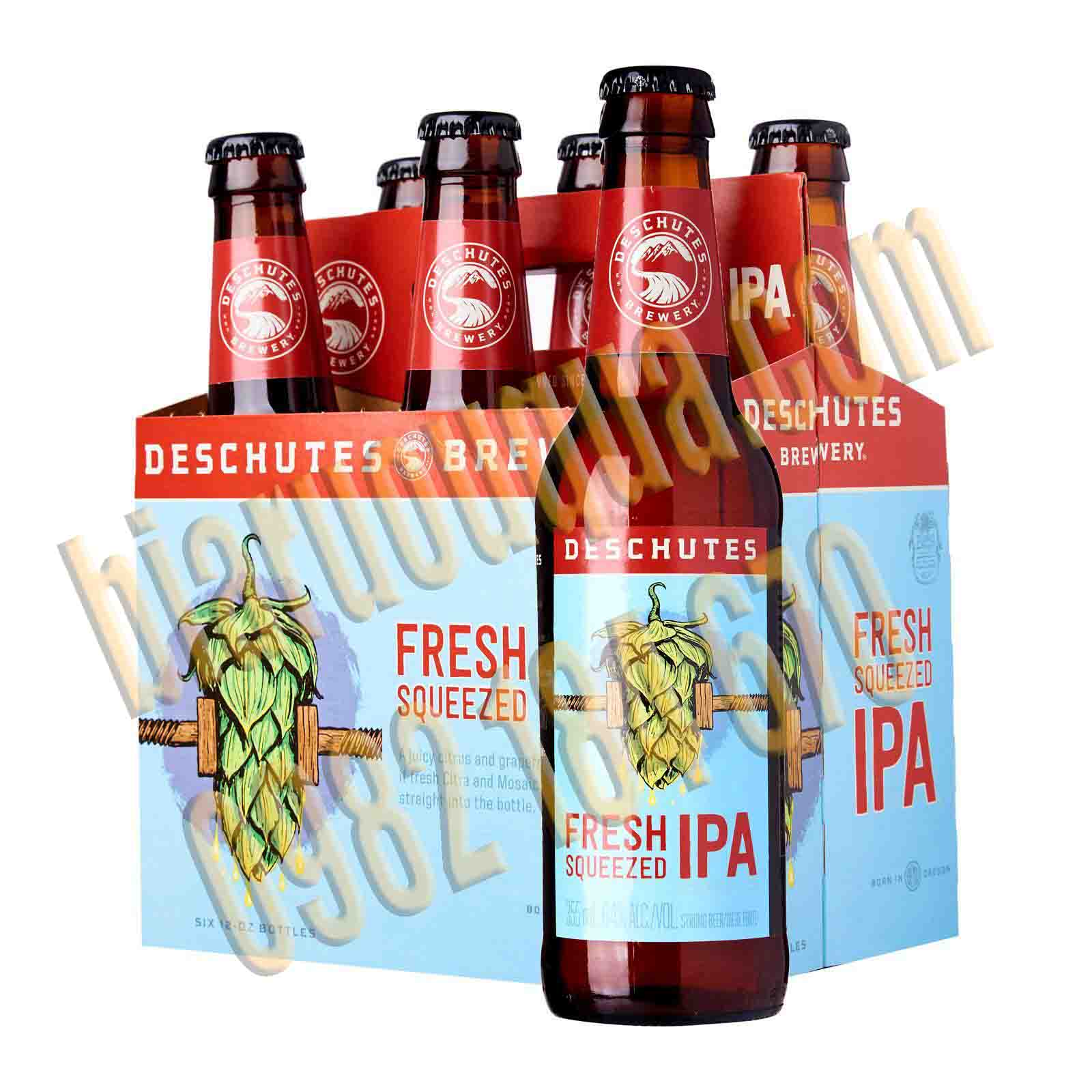Bia Deschutes Fresh Squeezed IPA 6.4% thùng 24 chai 355ml