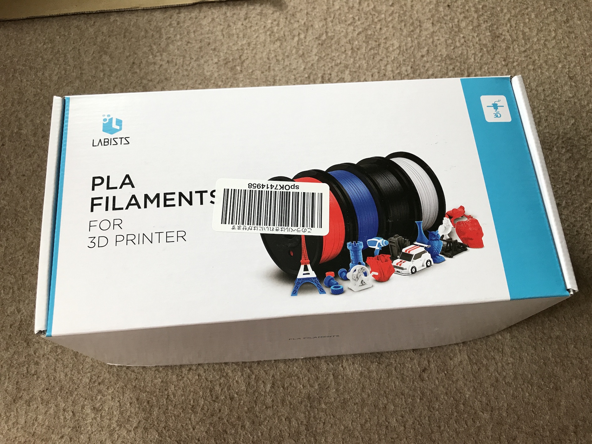 パソコン日和: LABISTS MINI 3D PRINTER専用？フィラメントを買ってしまいました