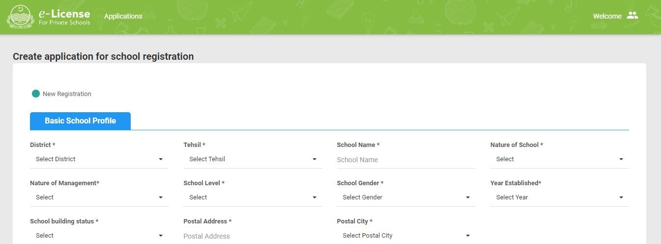 PEPRIS Online Registration Mechanism For Private Schools