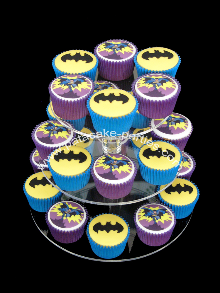Pat-a-Cake Parties: Batman Cupcakes