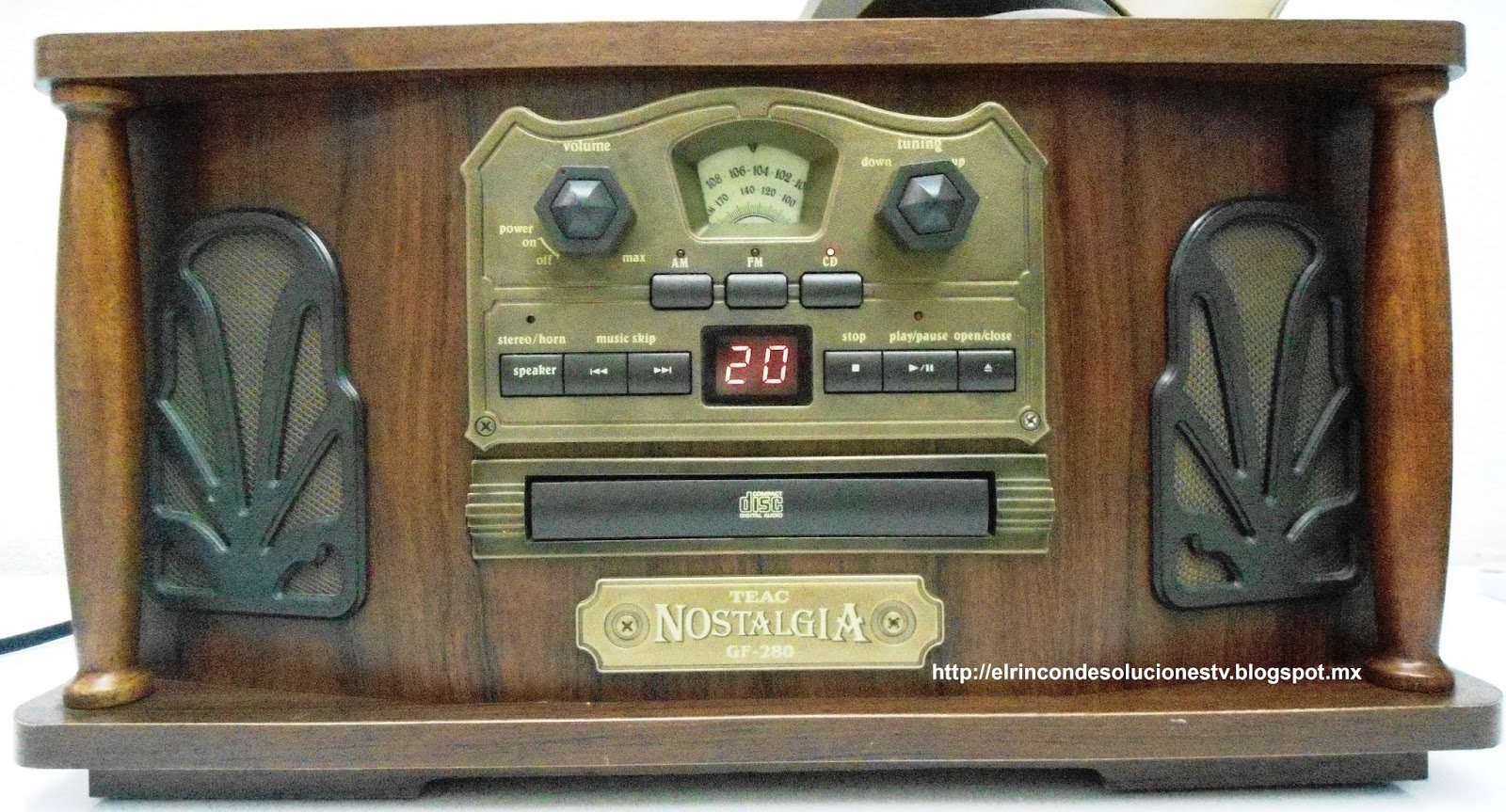 El rincón de soluciones tv - - - -: Teac Nostalgia GF-280. Sin audio.