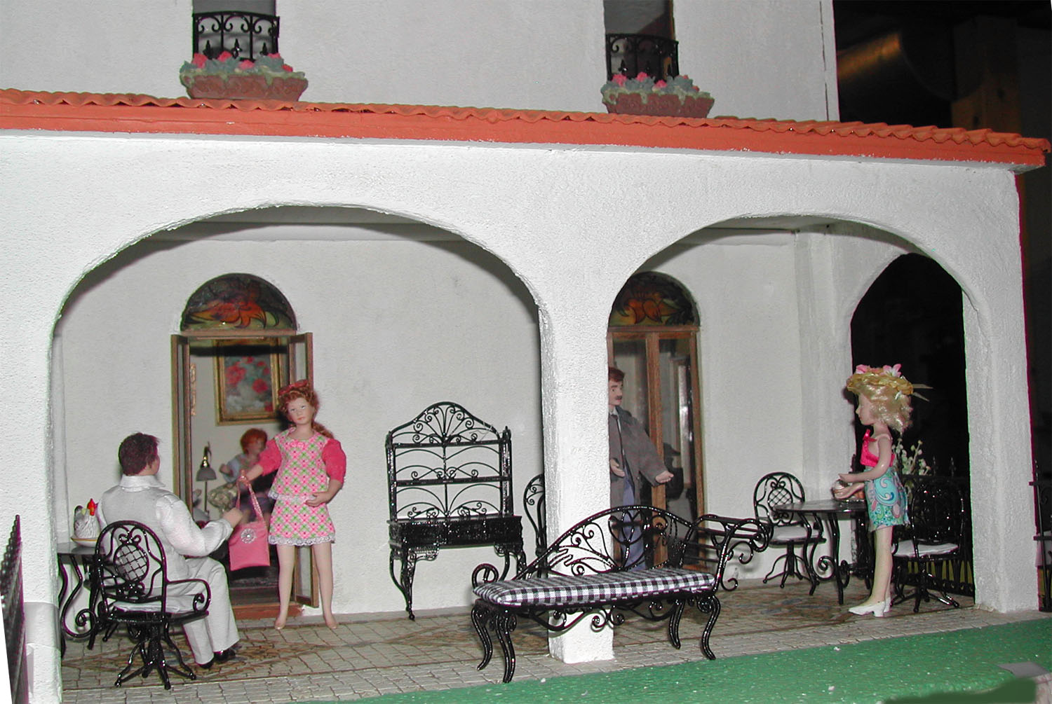 Iris March Creations: A Spanish Veranda for La Malcontenta!