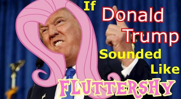 Equestria Daily - MLP Stuff!: If Donald Trump Sounded Like Fluttershy