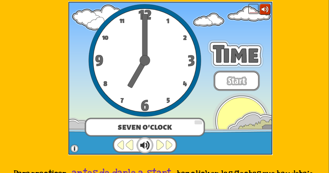 We are online!!: Telling the time for 3rd grade