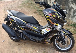 Modifikasi Nmax Hitam, Putih dan Abu Abu Terbaru 2020 - Dudungmaman07