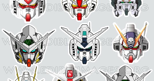 Cake Topper Gandam Birthday cake for birthday boy - Aisha Puchong Jaya