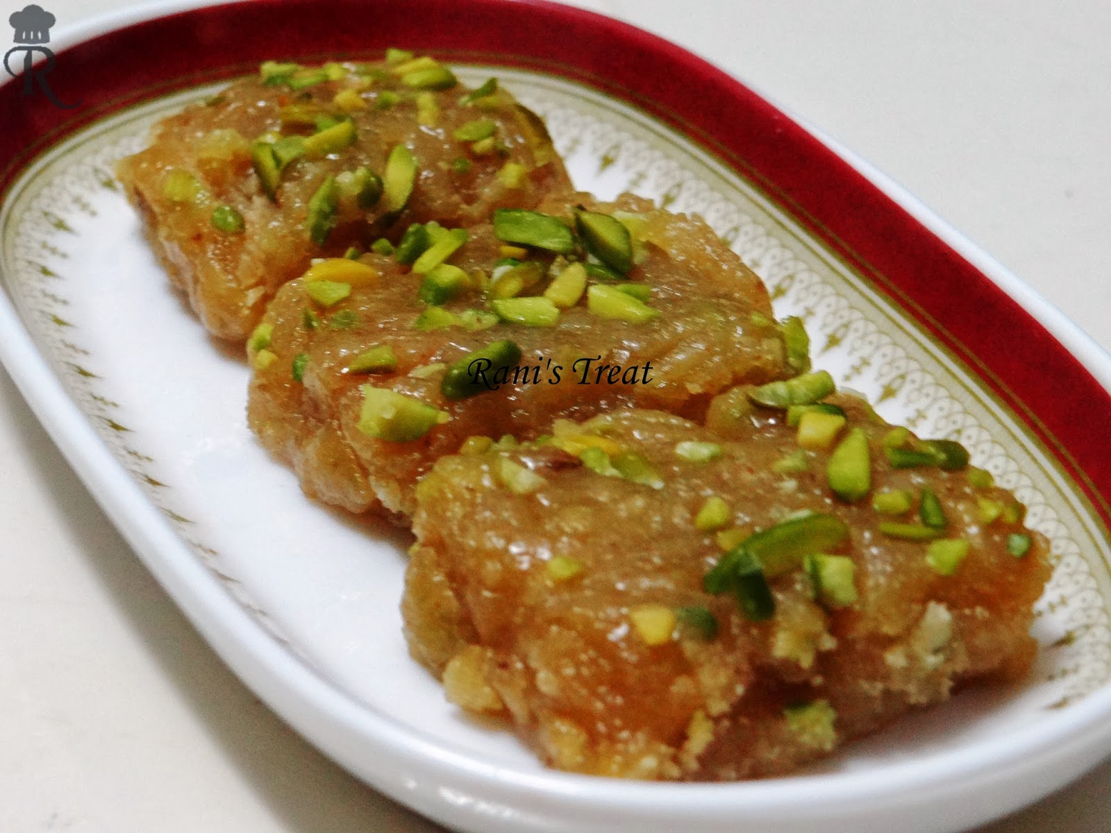 Rani's Treat: Apple Pista Halwa/ Apple Halwa