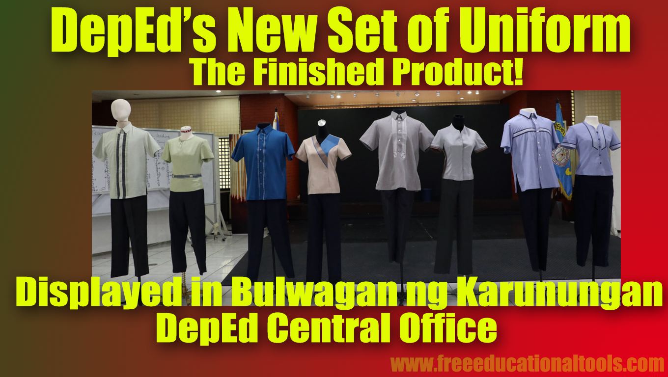 DEPED: ACTUAL DESIGN OF NEW UNIFORM FOR TEACHING AND NON- TEACHING ...