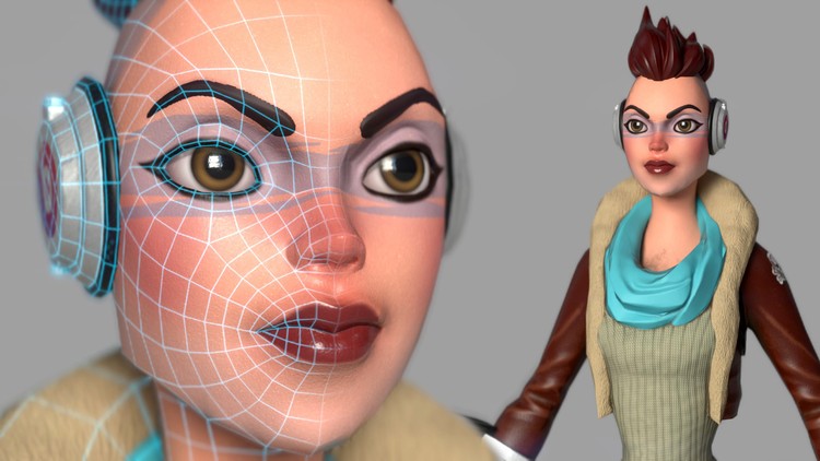 3d Is My Life Udemy Character Modeling And Texturing For Game Complete Pipeline