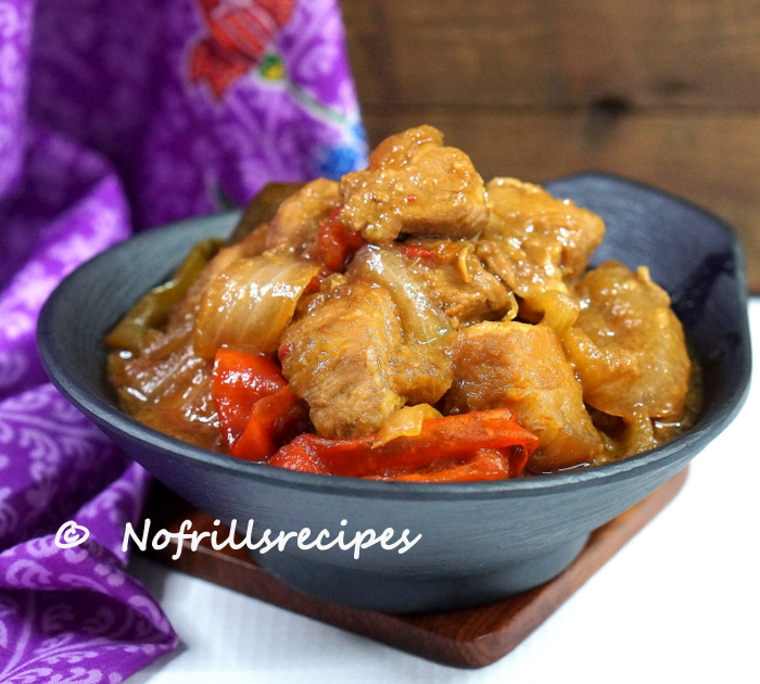 Tamarind Pork Belly (Babi Assam) ~ 亚参五花肉