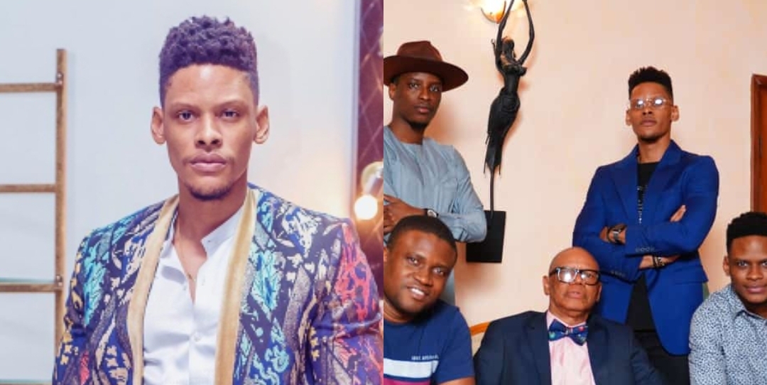 Adorable photo of BBNaija Elozonam Posing With His Father And Cute ...