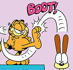 Garfield Pictures: garfield kick