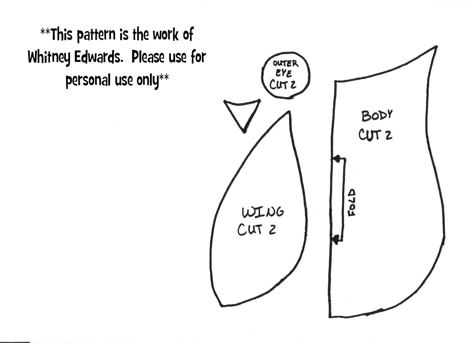 Whitney Sews: Owl Templates