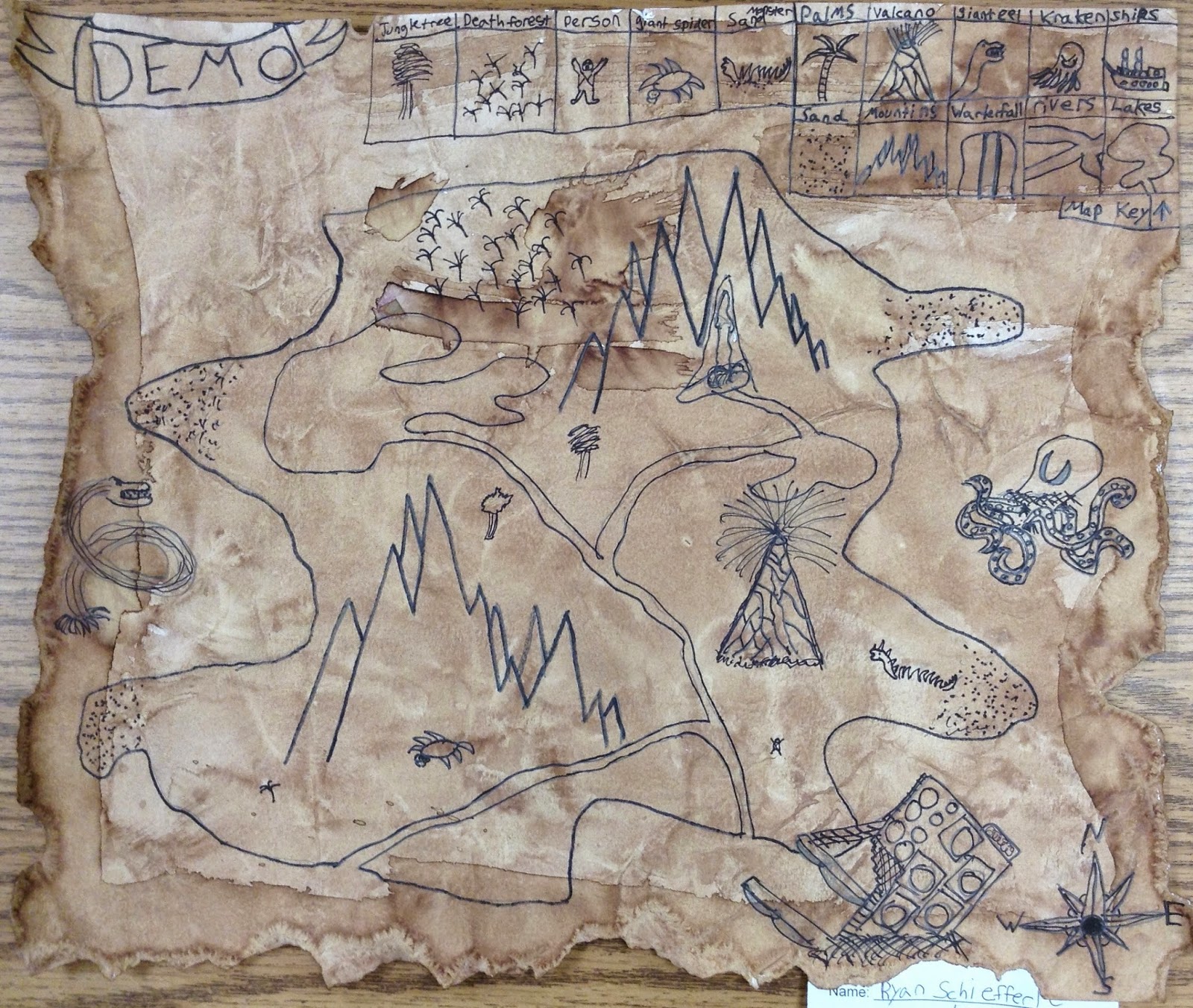 Bailey Elementary Art: 3rd Grade- Maps of an Imaginary Place