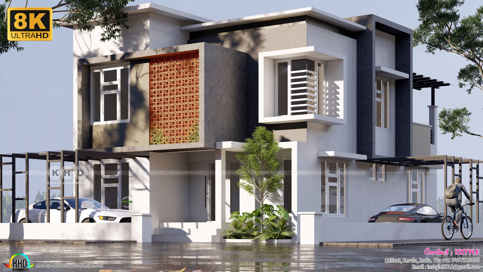 Modern box model house by ISSTYLE Architects - Kerala Home Design and ...