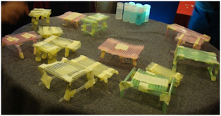Jom Sains: Science Experiment : Straw Table