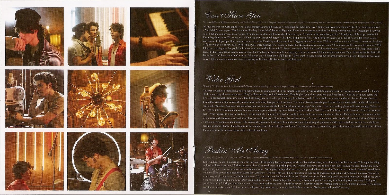 A Little Bit Longer - Jonas Brothers | BookletLandia.it