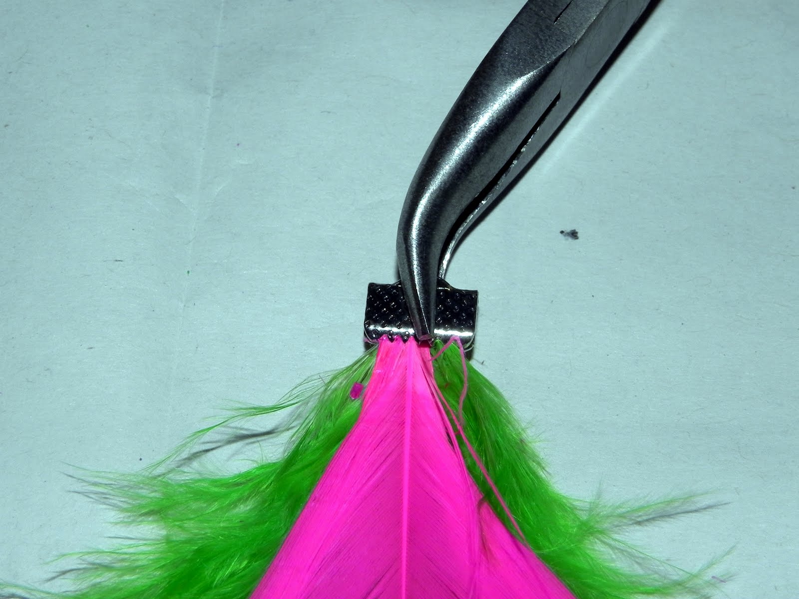 Smart n Snazzy: 30 Days of DIY: Day 12 ~ DIY Neon Feather Earrings